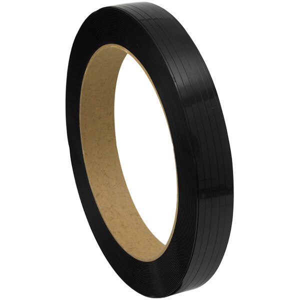 PAC Strapping Products 1,800' x 5/8" Black Polyester Strapping Coil ...