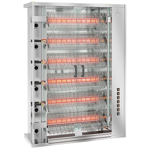 Rotisol-France FauxFlame FF1175-6LP-SS Stainless Steel Liquid Propane ...