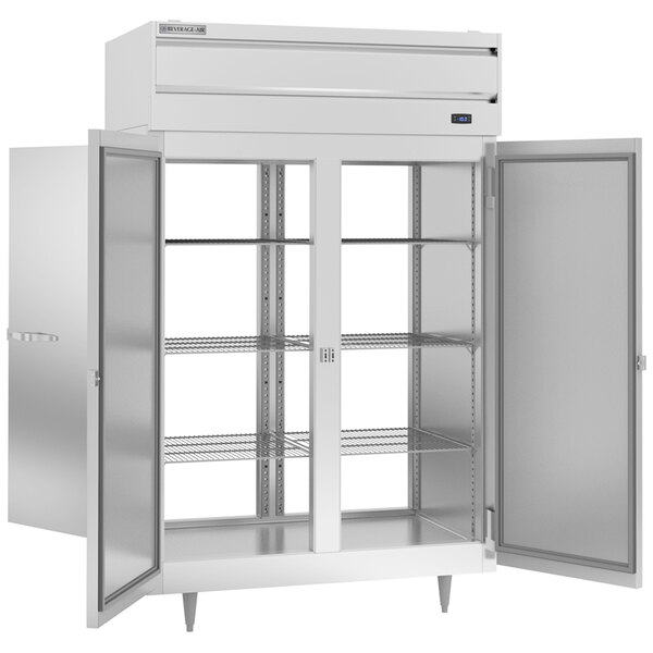 Beverage-Air P-Series PFD2HC-1AS 52 1/8" Top Mounted Solid Door Pass ...