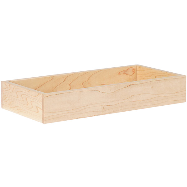 Cal-Mil Blonde 6" x 9" x 2" Maple Wood Merchandiser Box