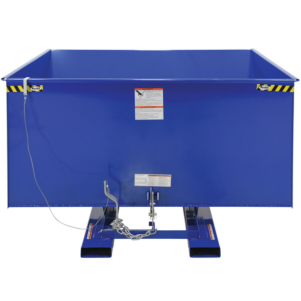 Vestil D-300-MD 3.0 Cubic Yard Medium-Duty Self-Dumping Steel Hopper ...
