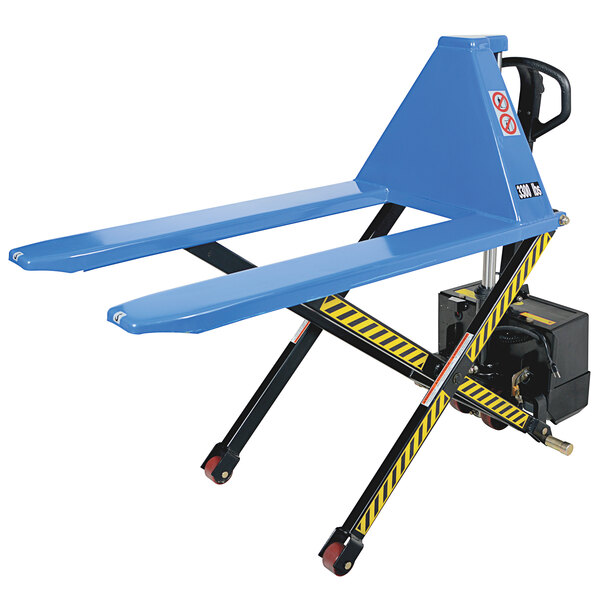 Vestil L-270-DC-HD 12V Battery-Powered Tote Lifter with 27" x 45" Forks ...