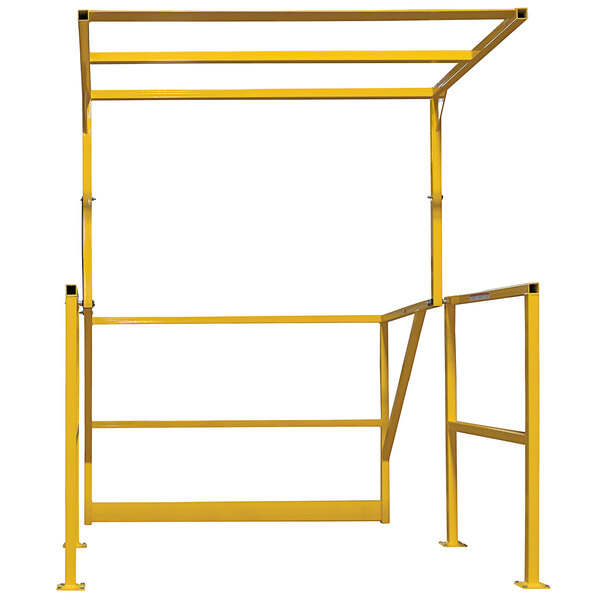 Vestil MEZZ-200 79 5/16" x 68 1/2" x 80 1/16" Yellow Steel Mezzanine ...