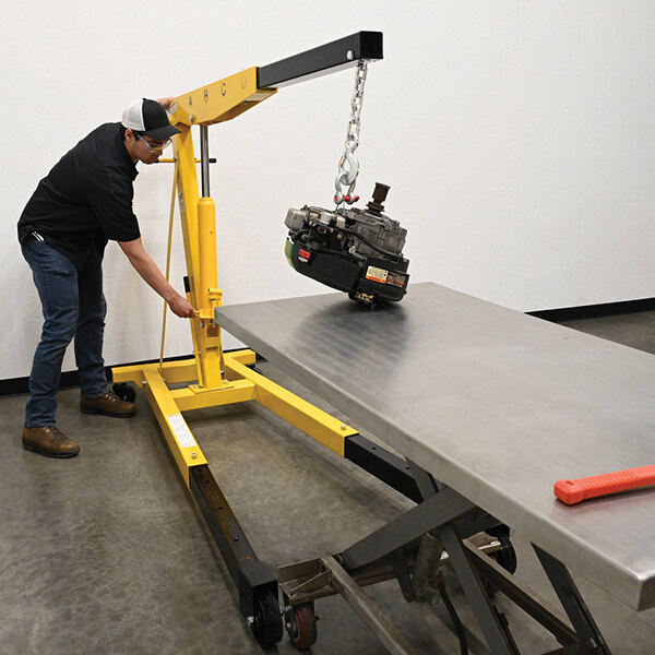 Vestil EHN-60-T Heavy-Duty Hydraulic Telescoping Crane Engine Hoist ...