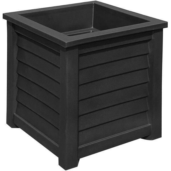 Mayne Lakeland 20" x 20" x 20" Black Planter