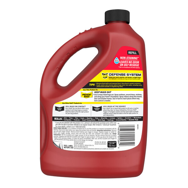 SC Johnson Raid® MAX 335681 1 Gallon Indoor / Outdoor Perimeter ...