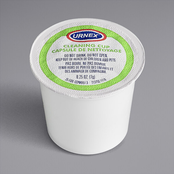 Urnex 25-CLNCP5-7 K-Cup® Single Cup Coffee Brewer Cleaning Cups - 5/Box