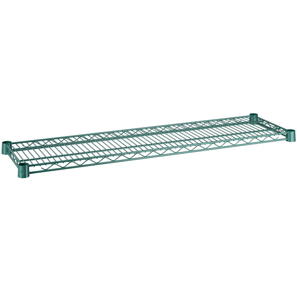 Regency 12" x 42" NSF Green Epoxy Wire Shelf
