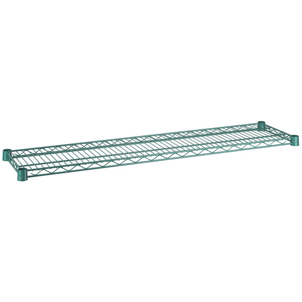 Regency 12" x 48" NSF Green Epoxy Wire Shelf