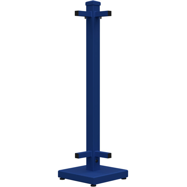 SelectSpace 10" x 10" x 36" Royal Blue Standard Corner Stand