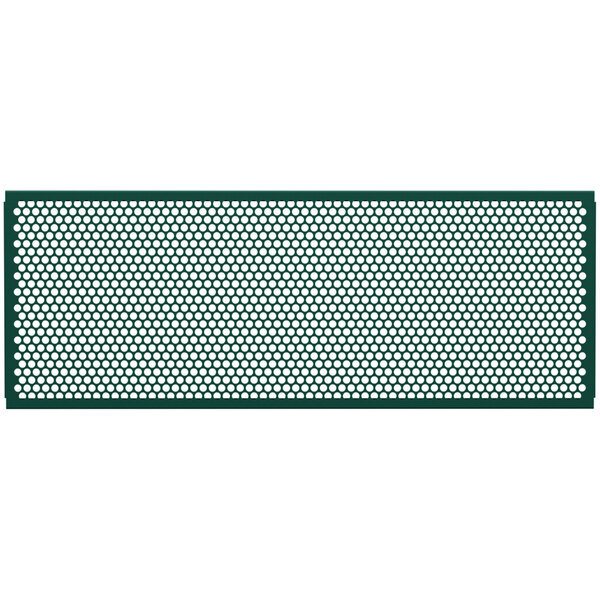 SelectSpace 7' Forest Green Circle Pattern Partition Panel