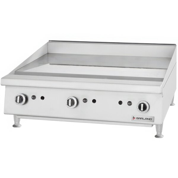 Garland GTGG24-G24M 24" Natural Gas Chrome Plated Countertop Griddle ...