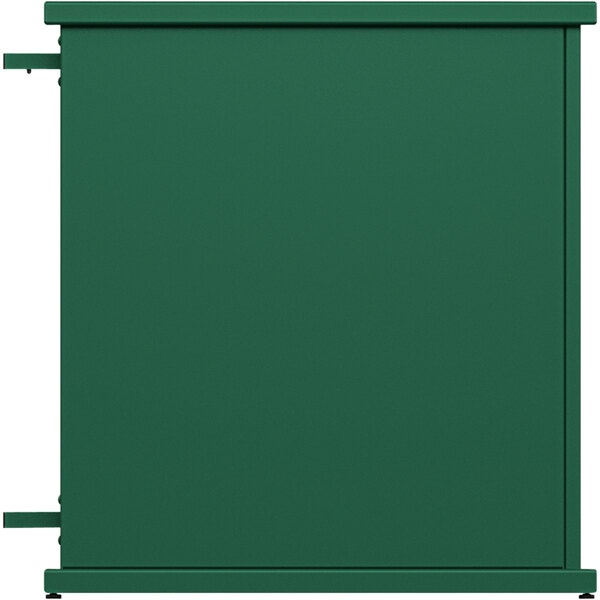 SelectSpace 32" x 10" x 36" Forest Green End Planter with Rectangle Top ...
