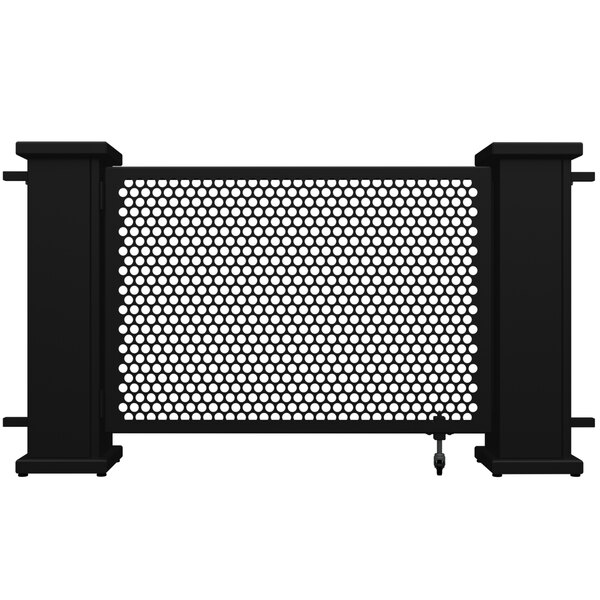 SelectSpace 62" x 10" x 34" Stock Black Circle Pattern Gate with ...