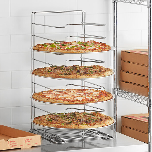 GI Metal 10 Slot Pizza Pan Rack AC-PRO2