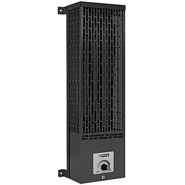 King Electric U Series U12100 Gray Pumphouse Heater - 120V, 1000W