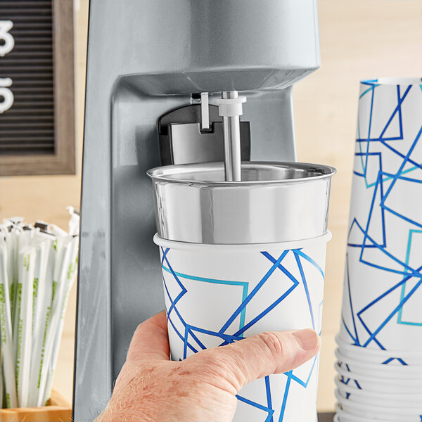 Choice Stainless Steel Malt Cup Collar for 3 5/8" Cups - 4 1/4" Top ...