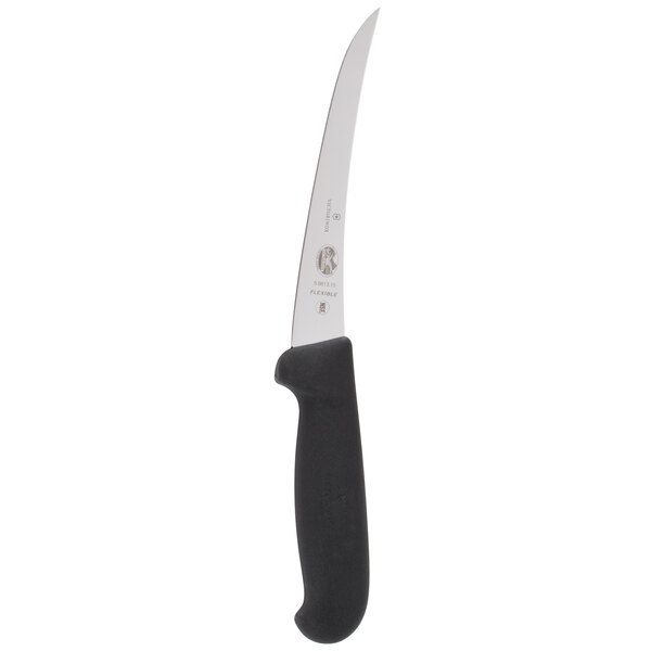 Victorinox 5.6613.15-X1 6" Flexible Curved Boning Knife with Fibrox Handle