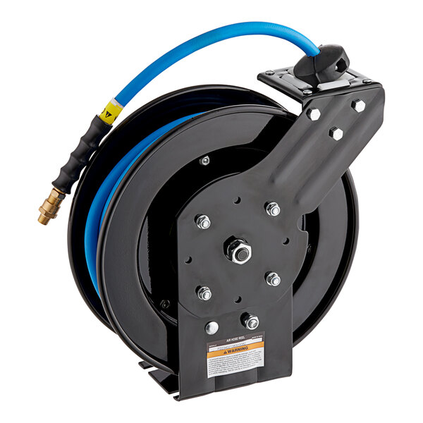 Regency Open Powder-Coated Steel Hose Reel with 30' Hose