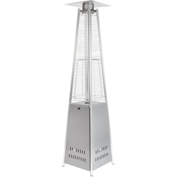 Flash Furniture Silver Portable Outdoor Patio Heater NAN-FSDC-01-SL-GG ...