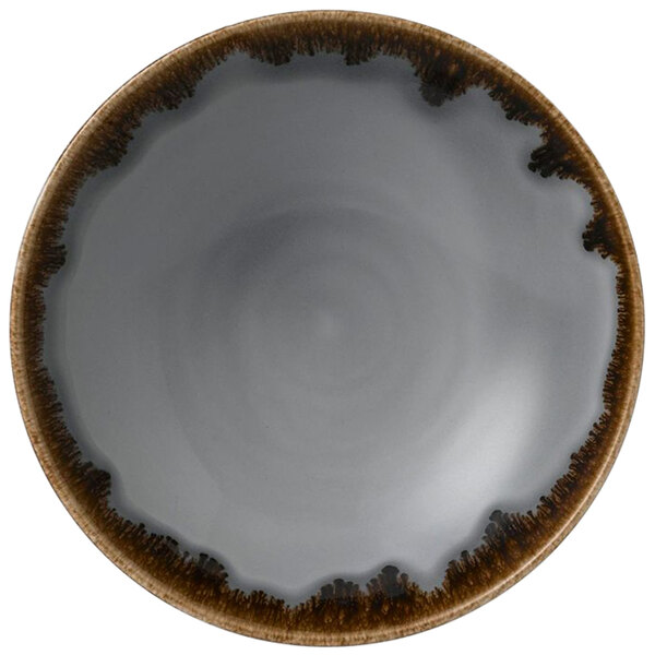 Dudson Harvest 15 oz. Grey Coupe China Bowl by Arc Cardinal - 12/Case