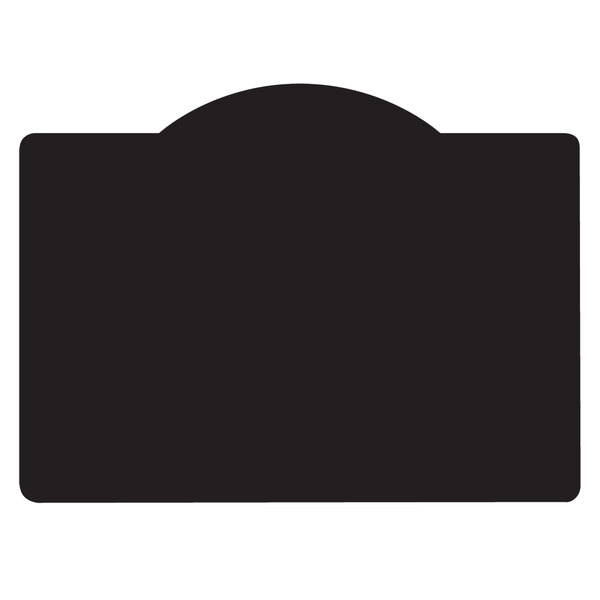 Rectangular 4" x 2 5/8" Chalkboard Write-On Deli Tag - 50/Pack