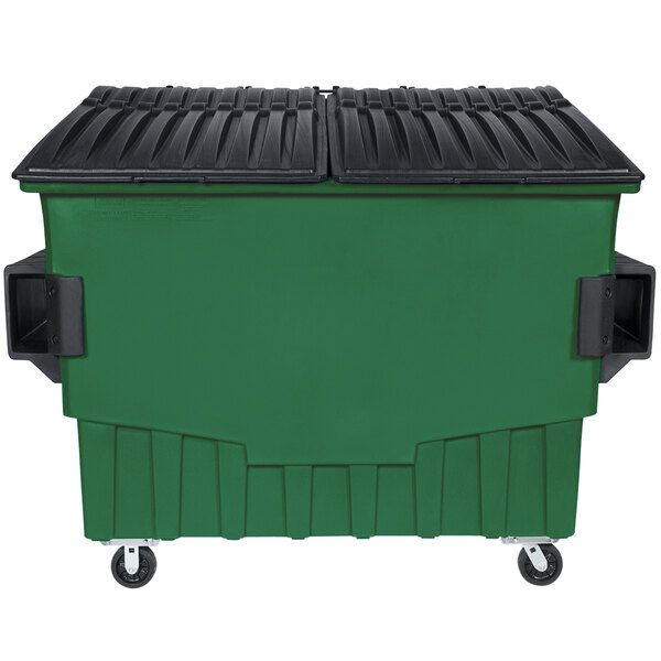 Toter FR040-00925 4 Cubic Yd. Waste Green Front End Loading Mobile ...