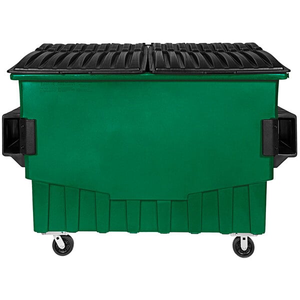 Toter FR030-00925 3 Cubic Yd. Waste Green Front End Loading Mobile ...