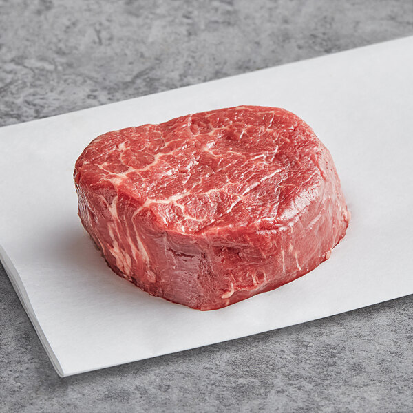 Rastelli's 8 oz. Black Angus Wet-Aged Center Cut Filet Mignon - 20/Case