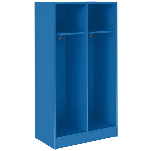 I.D. Systems 30" x 18" x 59" Royal Blue Double Storage Locker 79002 Z30 045