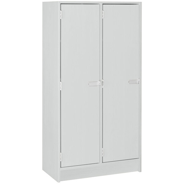 I.D. Systems 30" x 18" x 59" Fashion Grey Double Storage Locker with ...