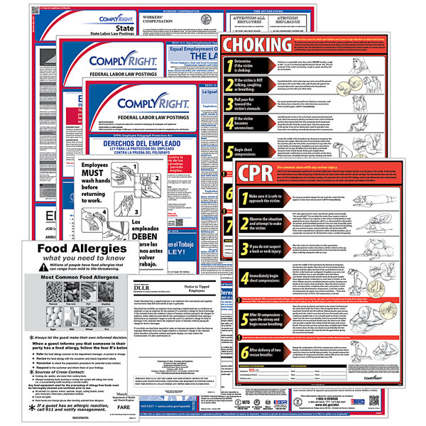 ComplyRight Federal (Bilingual), State, and Restaurant 1 Year Labor Law ...