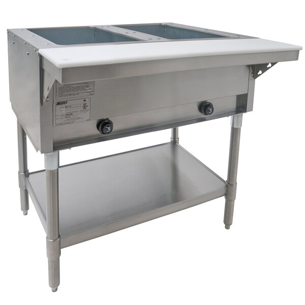 Eagle Group SHT2 Natural Gas Steam Table Two Pan - All Stainless Steel ...
