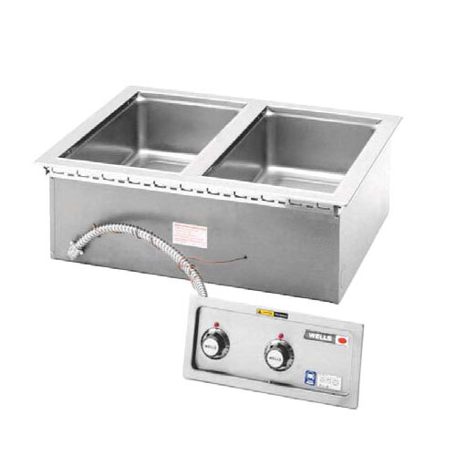 Wells 5P-MOD200TDMAF 2 Pan Drop-In Hot Food Well with Drain Manifolds ...