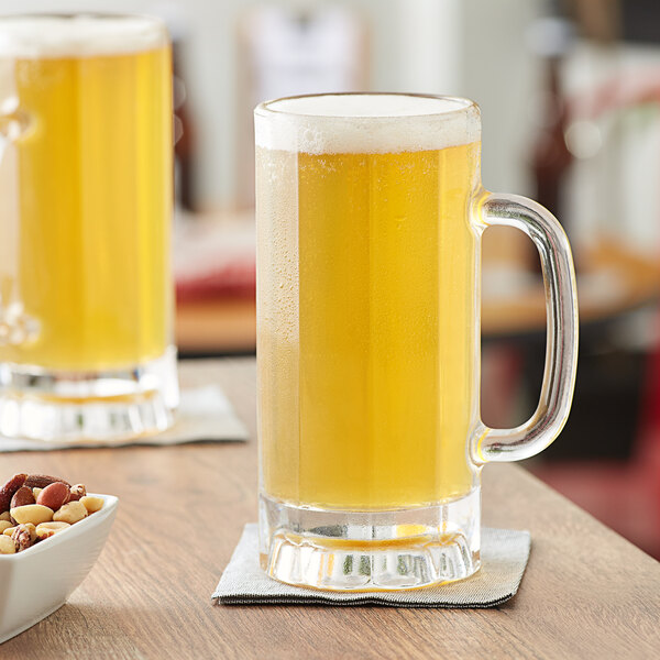 Acopa 22 oz. Paneled Beer Mug - 12/Case