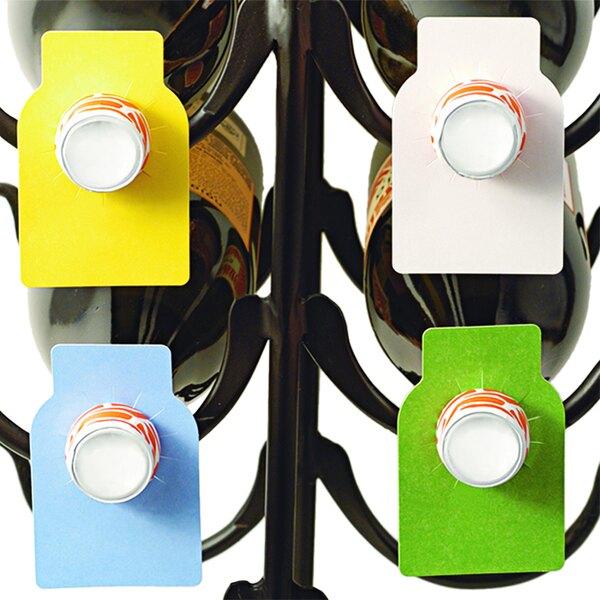 Franmara Multicolored Paper Wine Tag 8076 - 100/Pack