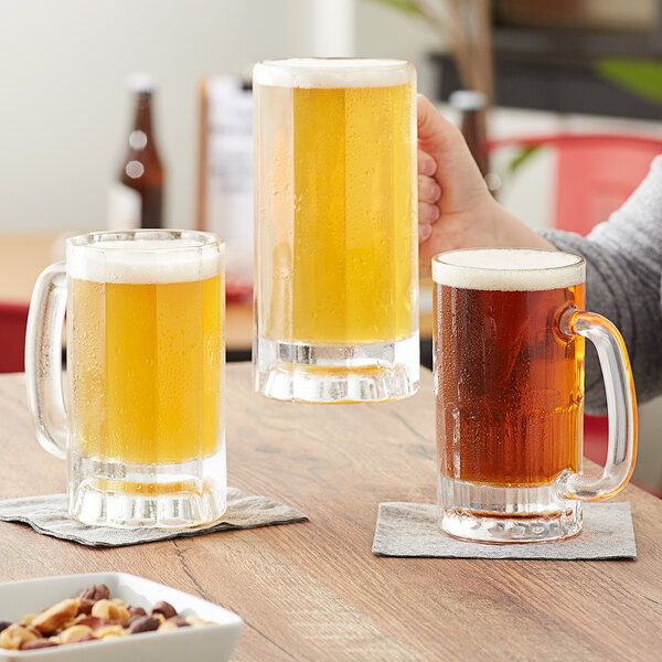 Acopa 14 oz. Paneled Beer Mug - 12/Case