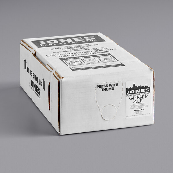 Jones Ginger Ale Beverage / Soda Syrup 3 Gallon Bag in Box