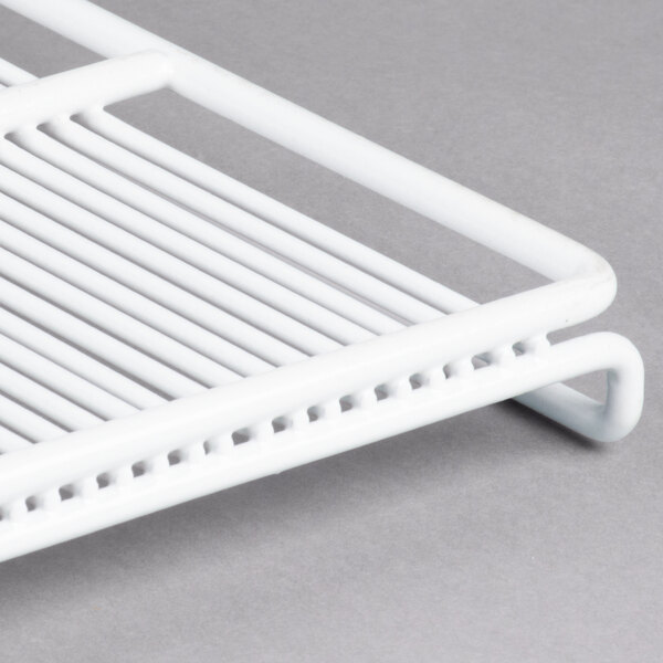 True 909282 Narrow Gap White Coated Wire Shelf - 34 3/8" x 17 5/8"