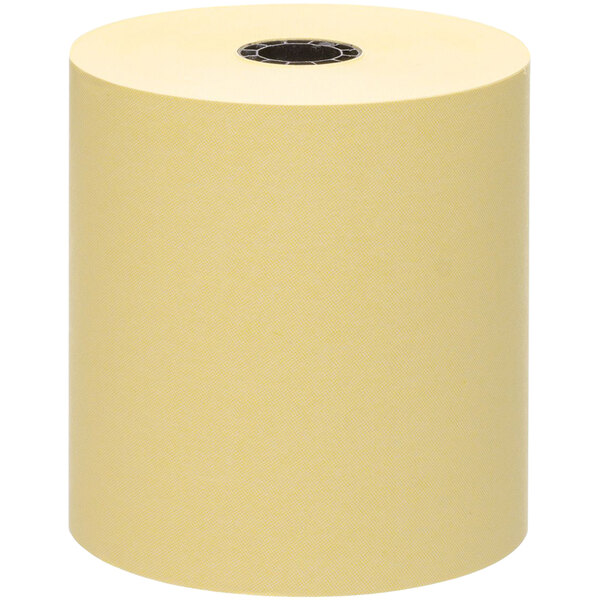 PointPlus 3" x 165' Canary Yellow 1 Ply Bond Cash Register POS Paper ...