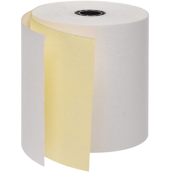 PointPlus 2 3/4" x 90' Carbonless 2-Ply Cash Register POS Paper Roll ...