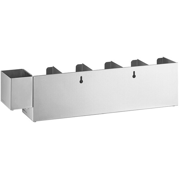ServSense Adjustable 5-Section Stainless Steel Wall-Mount / Countertop ...