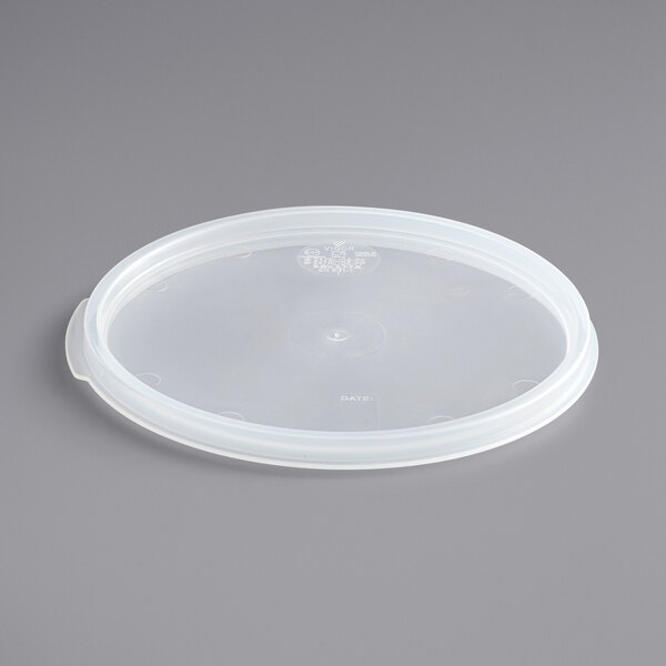 Vigor 6 and 8 Qt. Translucent Round Polypropylene Food Storage ...