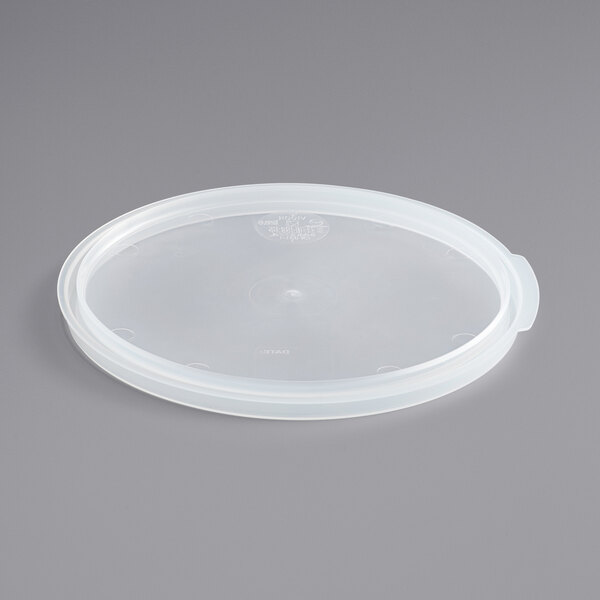 Vigor 6 and 8 Qt. Translucent Round Polypropylene Food Storage ...