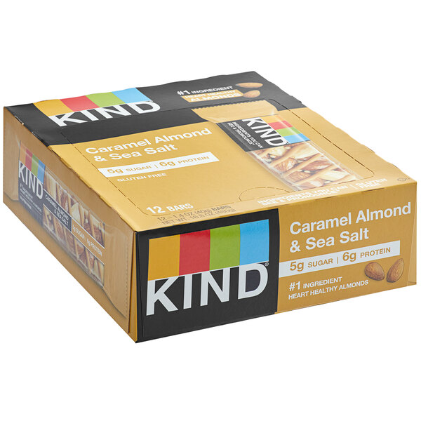 KIND Caramel Almond & Sea Salt Bar 1.4 oz. - 72/Case