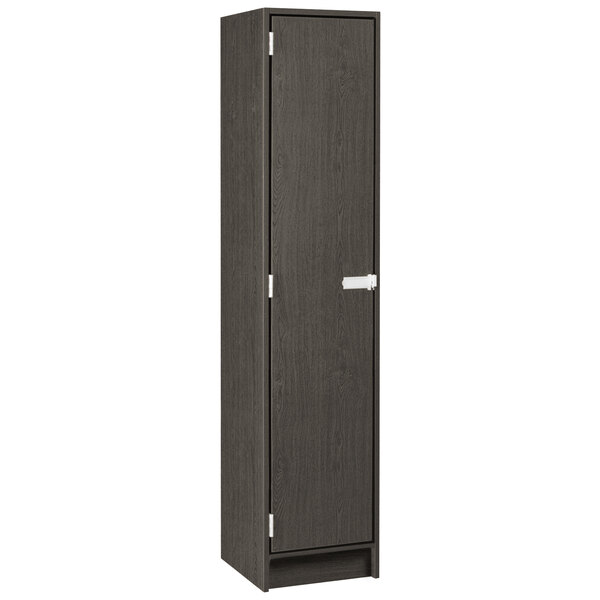 I.D. Systems 16" x 18" x 72" Dark Elm Single Door Storage Locker with ...