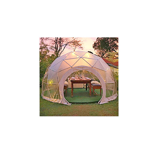 Omcan 46751 13' Patio Dome with PVC-Coated Polyester Cover