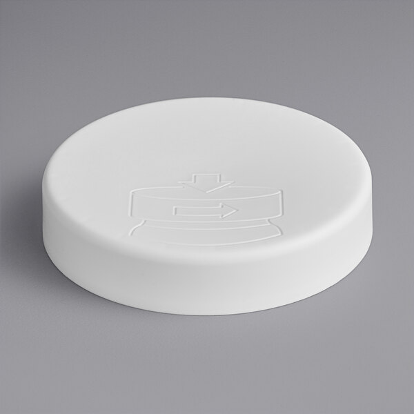 89/400 White Child-Resistant Pictorial Customizable Cap with Foam Liner ...