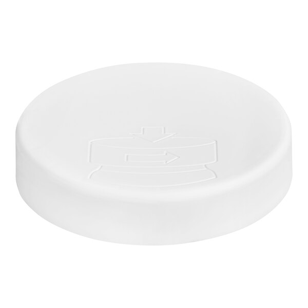 89/400 White Child-Resistant Pictorial Customizable Cap with Foam Liner ...