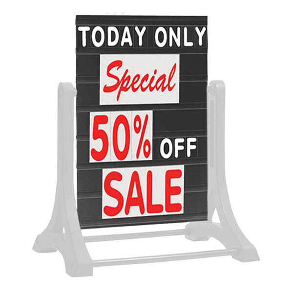 Aarco ROC6PANEL Letterboard Panel for ROC-6 The Rocker Sign